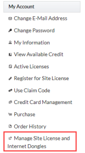 How can users be added to an internet dongle license?