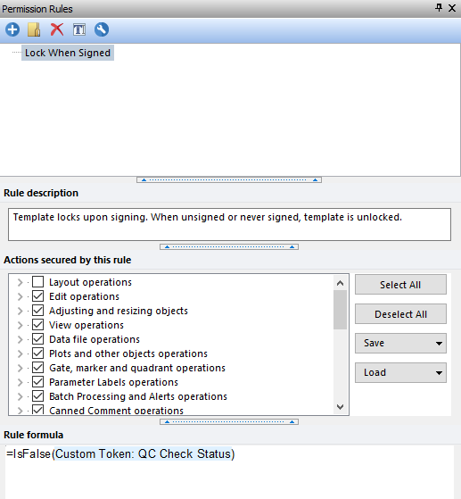 Can I lock my template based on an electronic signature?