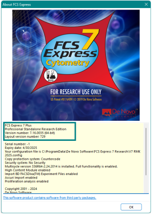 How do I know which version of FCS Express I have?