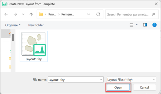 For an existing layout, can I change the way FCS Express remembers ...